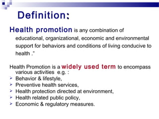 Health Education | PPT