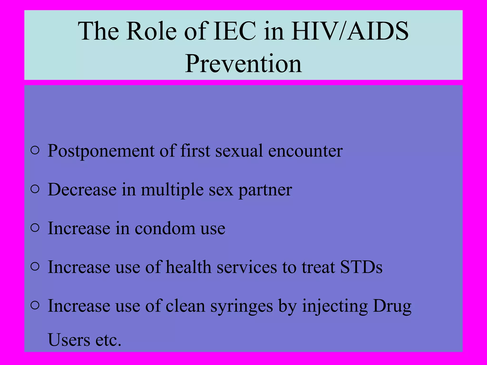 Health education, information and communication | PPT