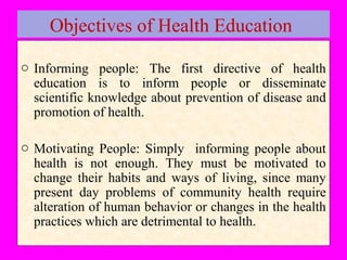 Health education, information and communication | PPT