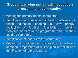 Health education | PPT