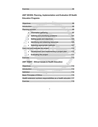 Introduction to Health education | PDF