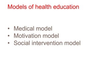 Health education | PPTX