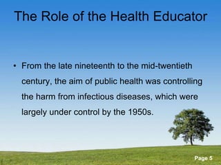 HEALTH EDUCATION | PDF