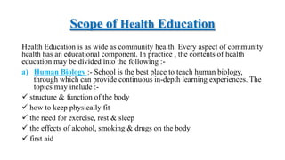 Health education | PPTX