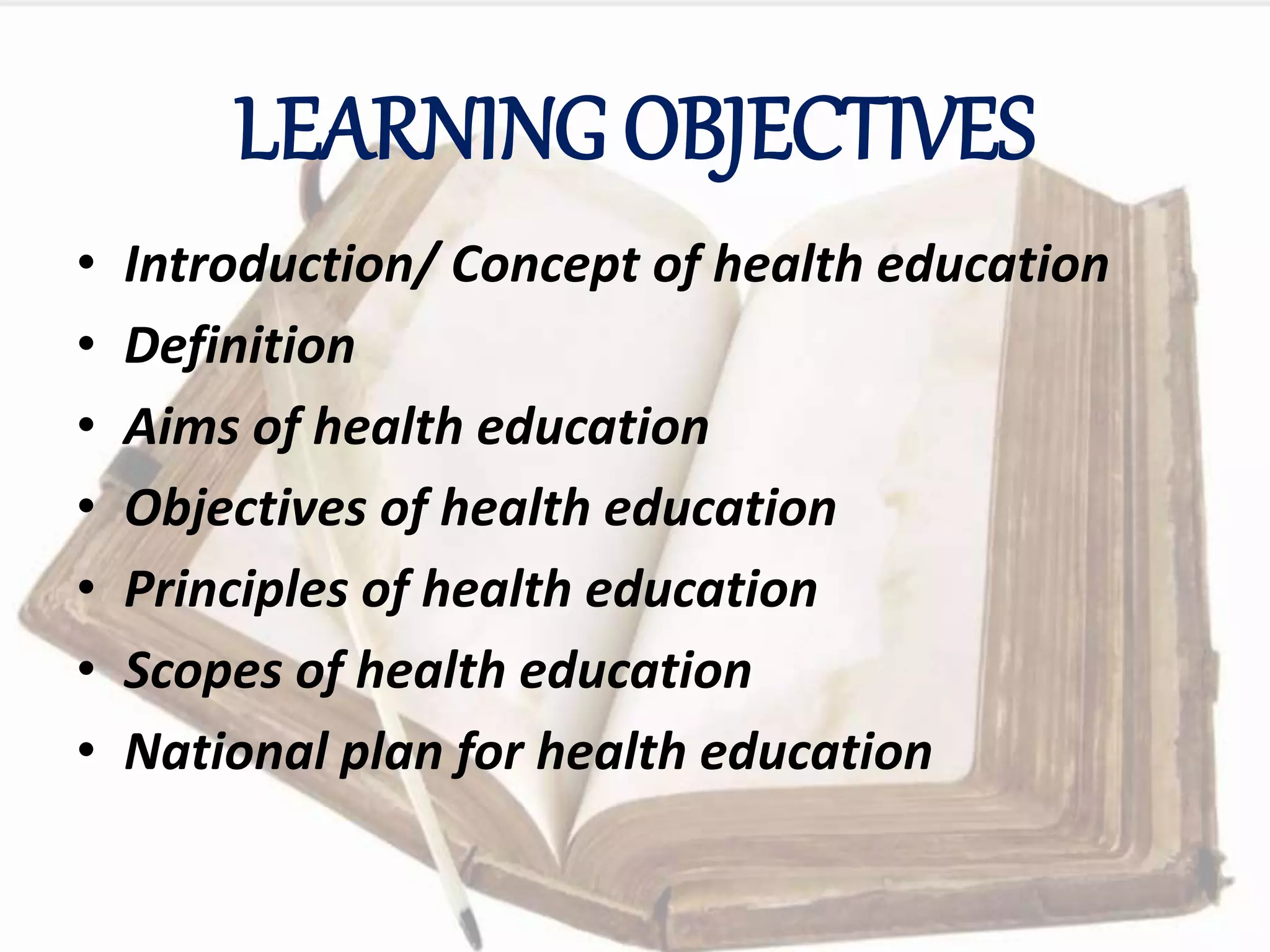 Health education | PPTX