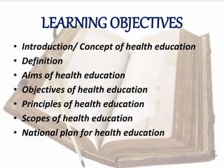 Health education | PPTX