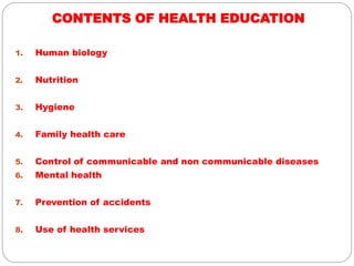 Health education | PPT