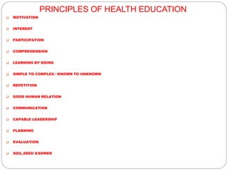 Health education | PPTX
