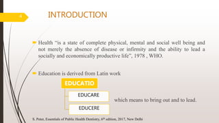 Health education | PPTX