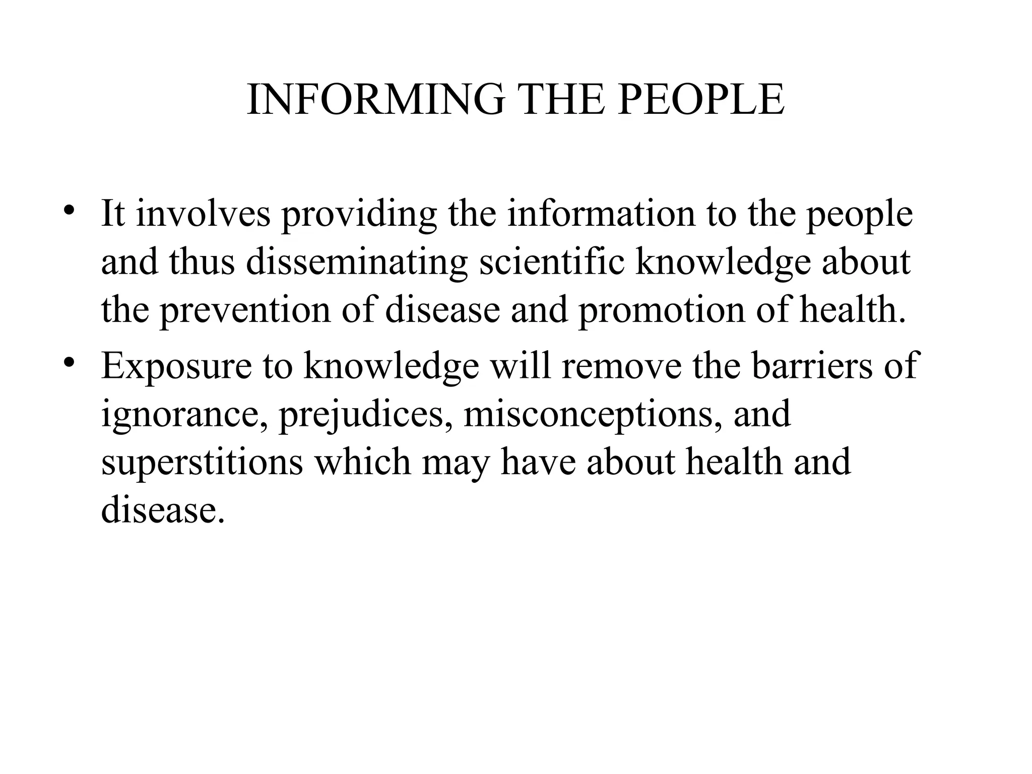 Health Education: Promoting Healthy Habits in the Community | PPTX