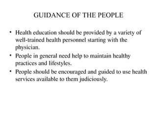 Health Education: Promoting Healthy Habits in the Community | PPTX