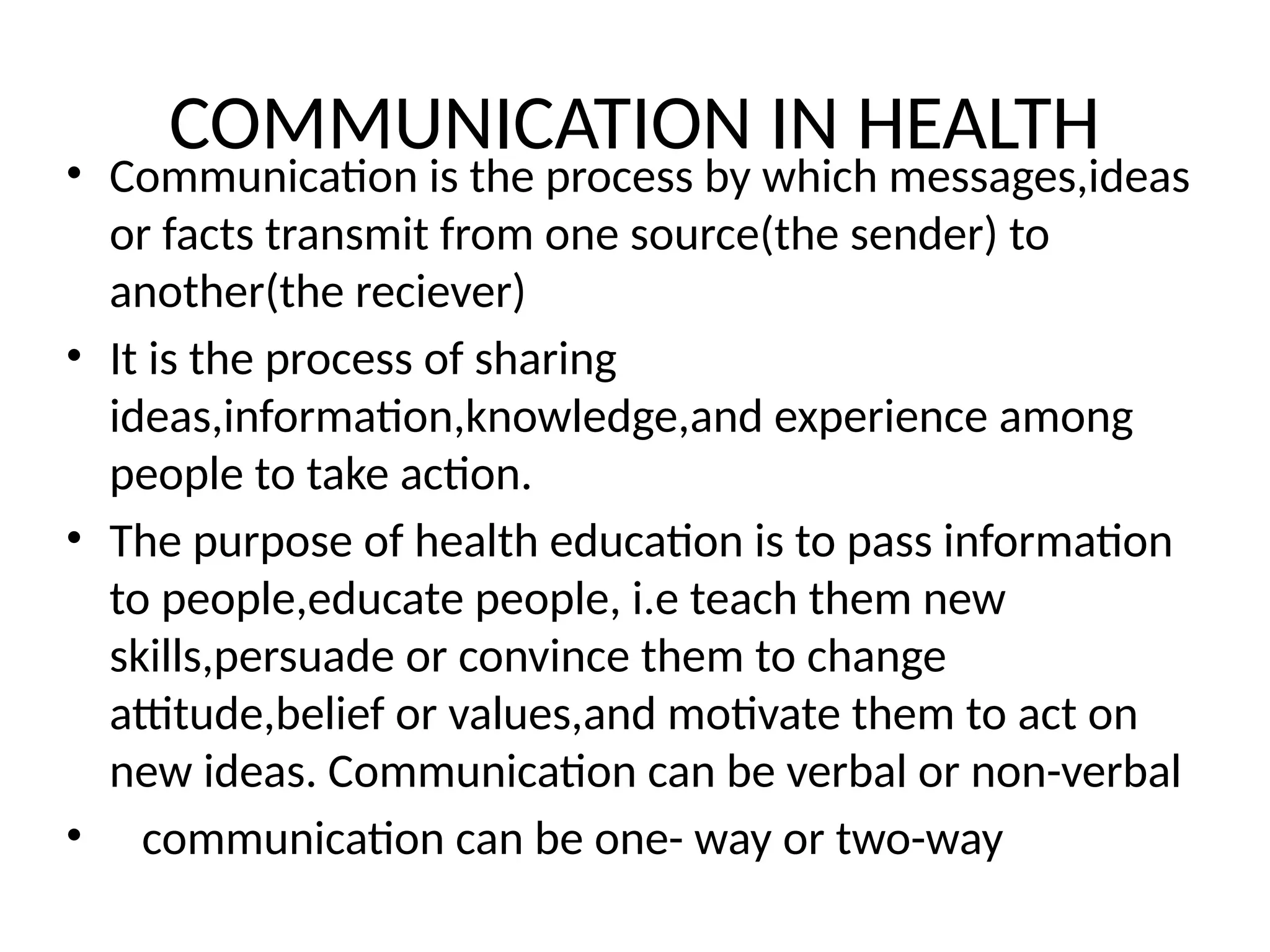 HEALTH EDUCATION in Epidemiology, & Community Medicine pptx | PPTX