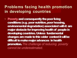 Health education and promotion | PPTX