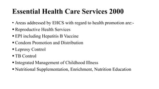 Health education and promotion in nepal | PPTX