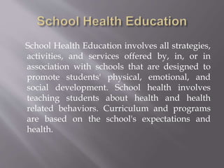 Health education career opportunities | PPT