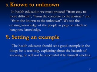 Effective Communication Strategies in Health Education and Promotion | PPT