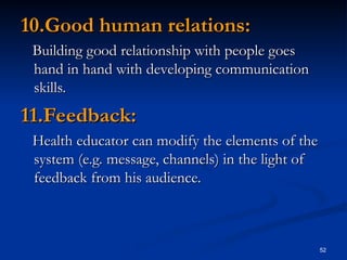 Effective Communication Strategies in Health Education and Promotion | PPT