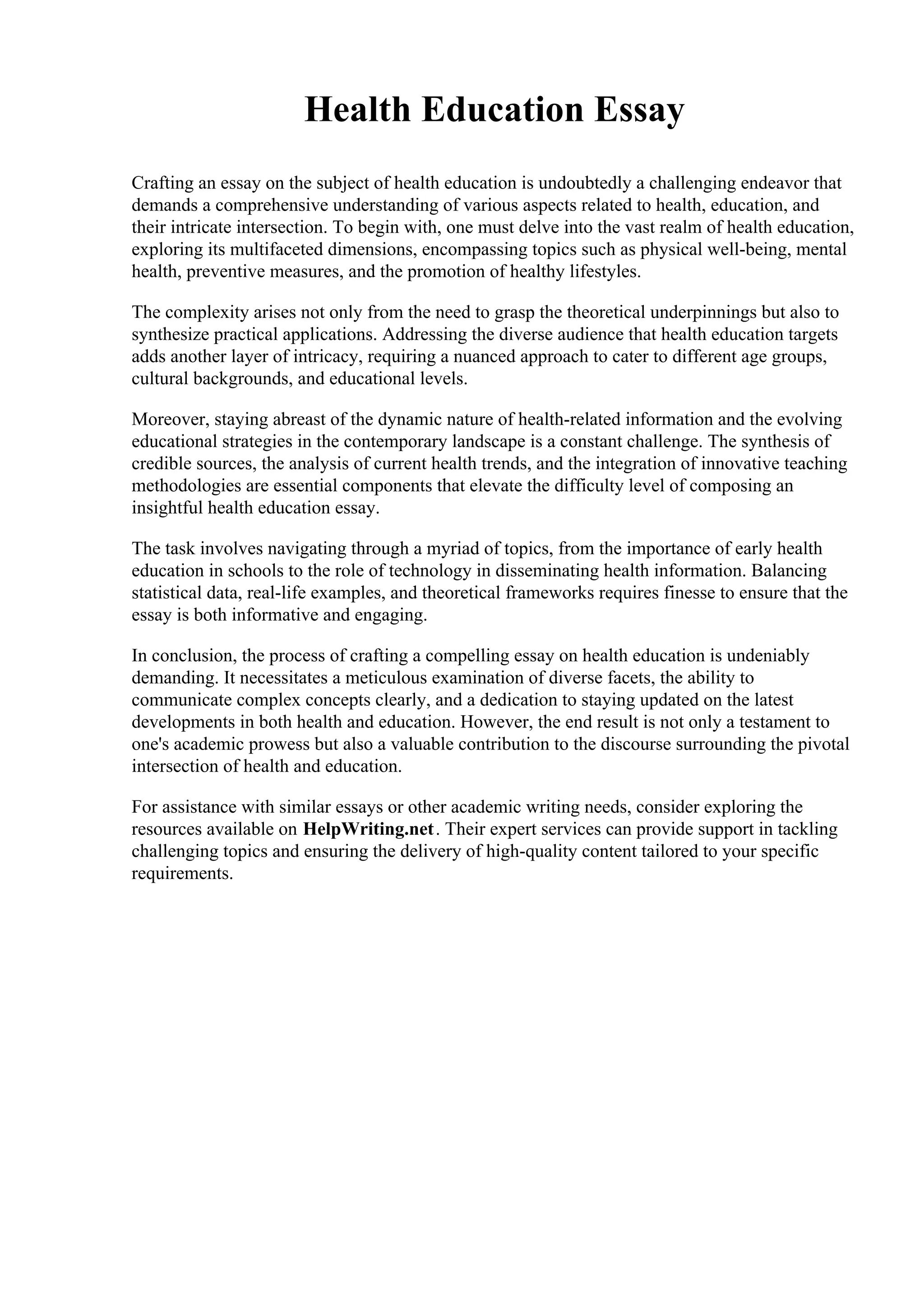 Health Education Essay.pdf