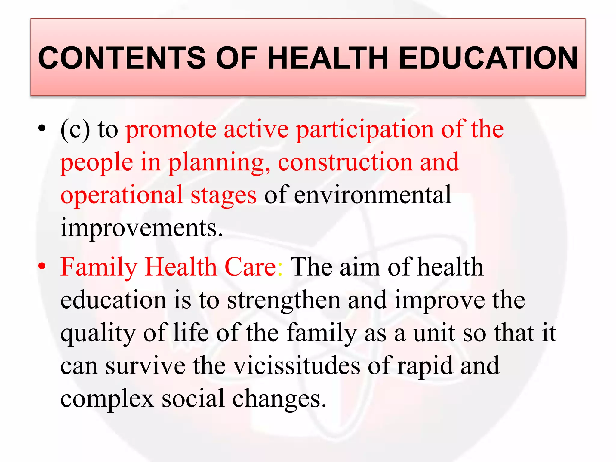 Health education | PPTX