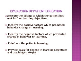 Health education in Nursing lesson plan | PPTX