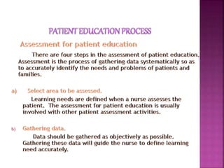 Health education in Nursing lesson plan | PPTX