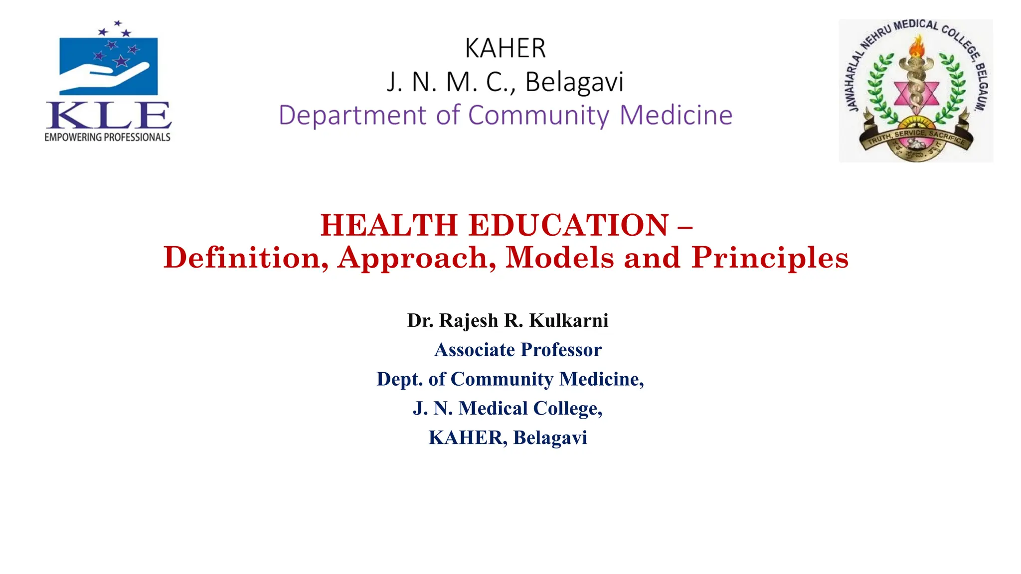 Health Education and various health education models | PPTX