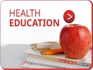 Health education for nursing | PPTX