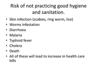Health education on hygiene and sanitation at bolifamba (2) | PPTX
