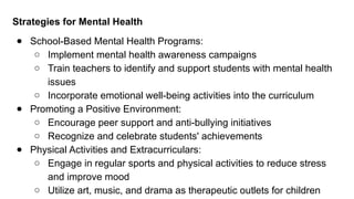 Health Education on Mental Health of School going children.pptx
