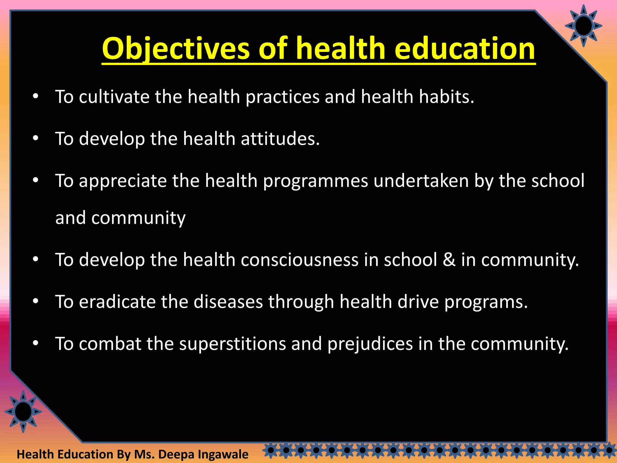 Health education ppt | PPTX