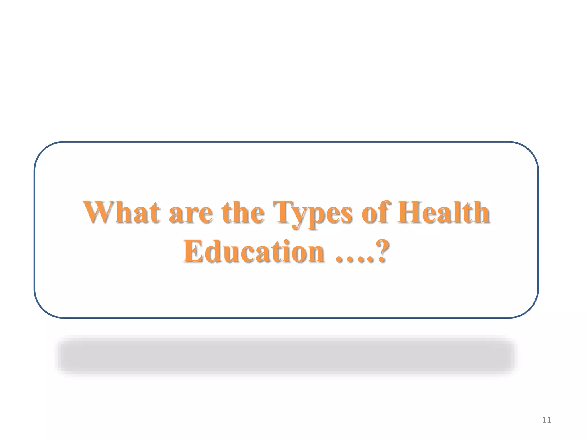 Health education principles and concepts | PPTX