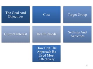Health education principles and concepts | PPTX