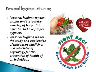 Health And Hygiene Education | PPTX