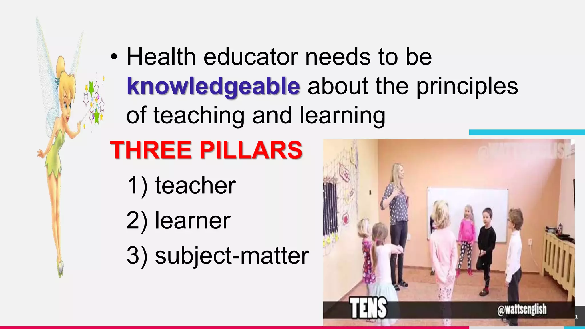 Health education process lesson 1 | PPTX