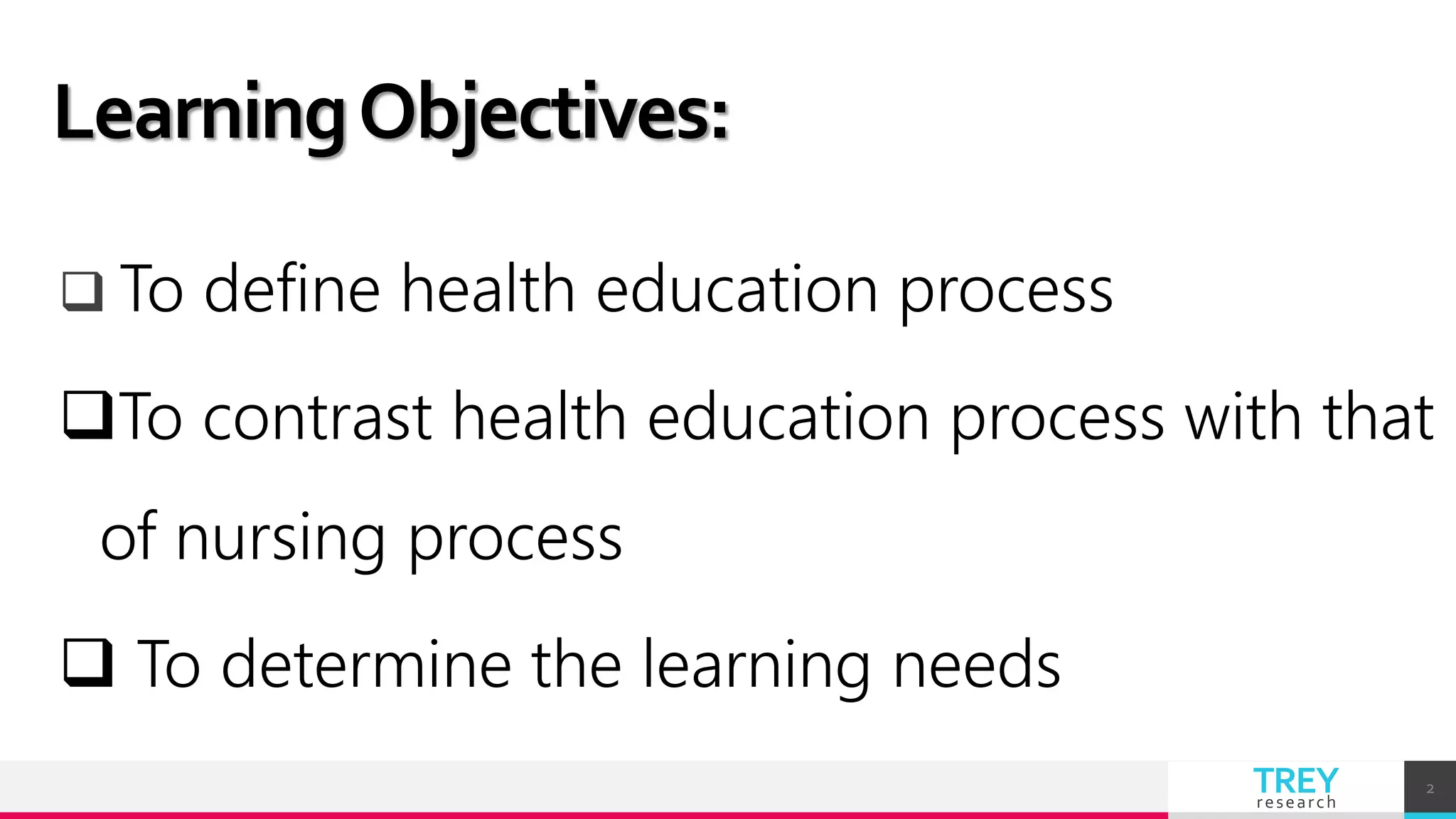 Health education process lesson 1 | PPTX