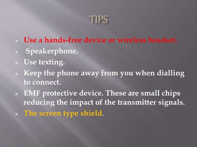Health effects of mobile phones | PPTX | Brain and Nervous System ...