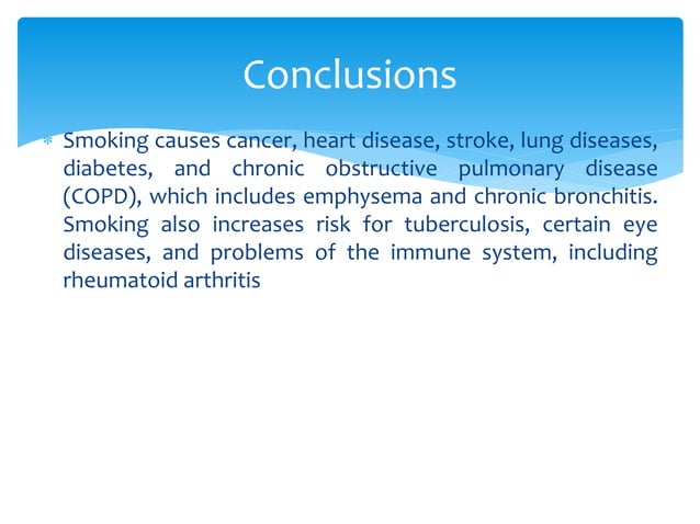 Health effects of Smoking and tobacco use.pptx
