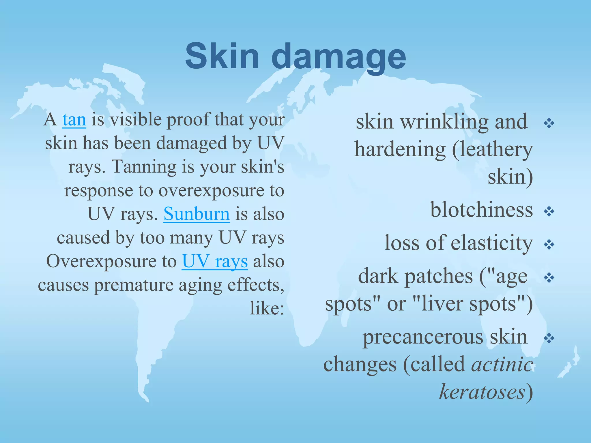 Health effects of ultraviolet radiation | PPTX