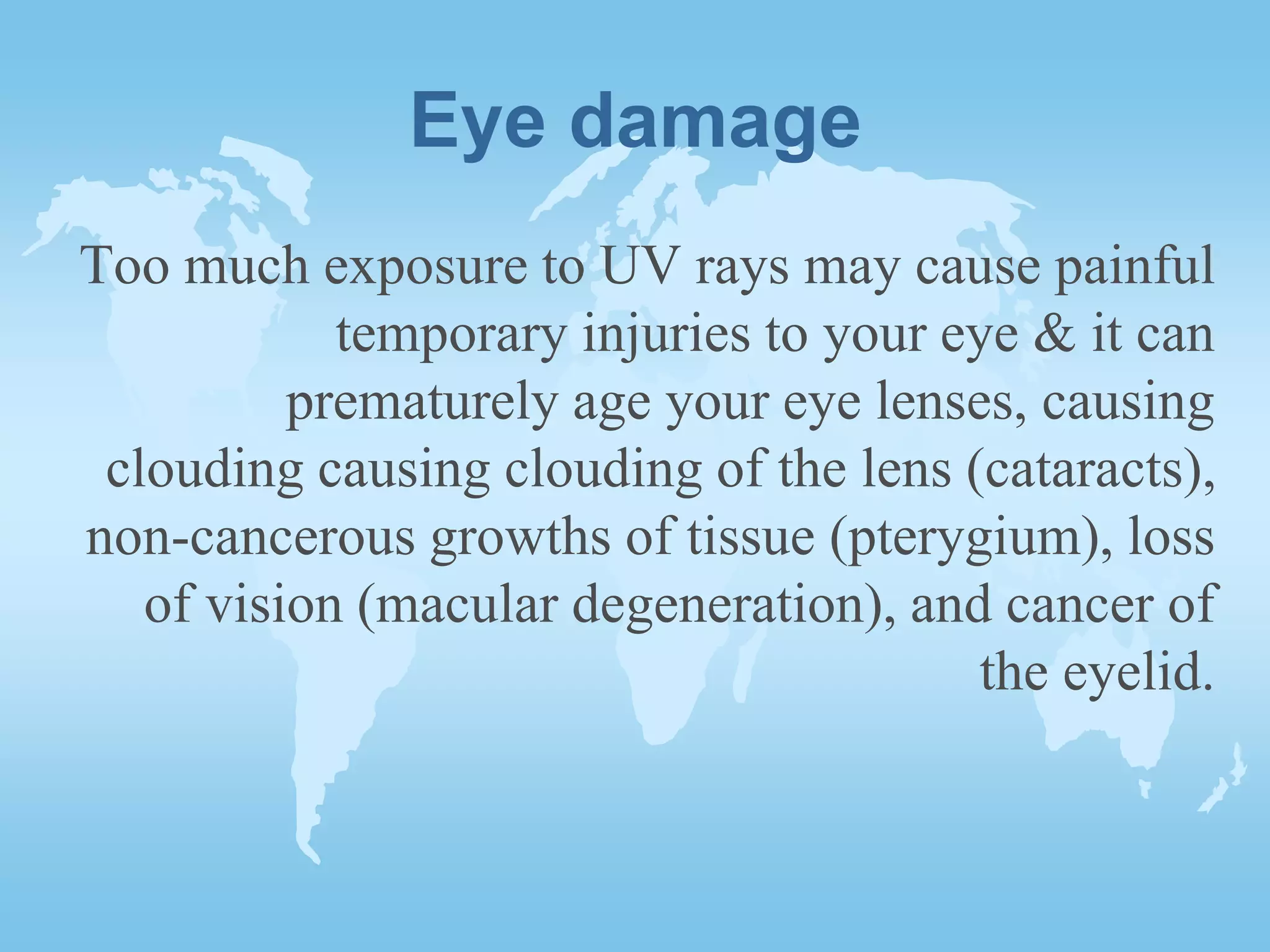 Health effects of ultraviolet radiation | PPTX