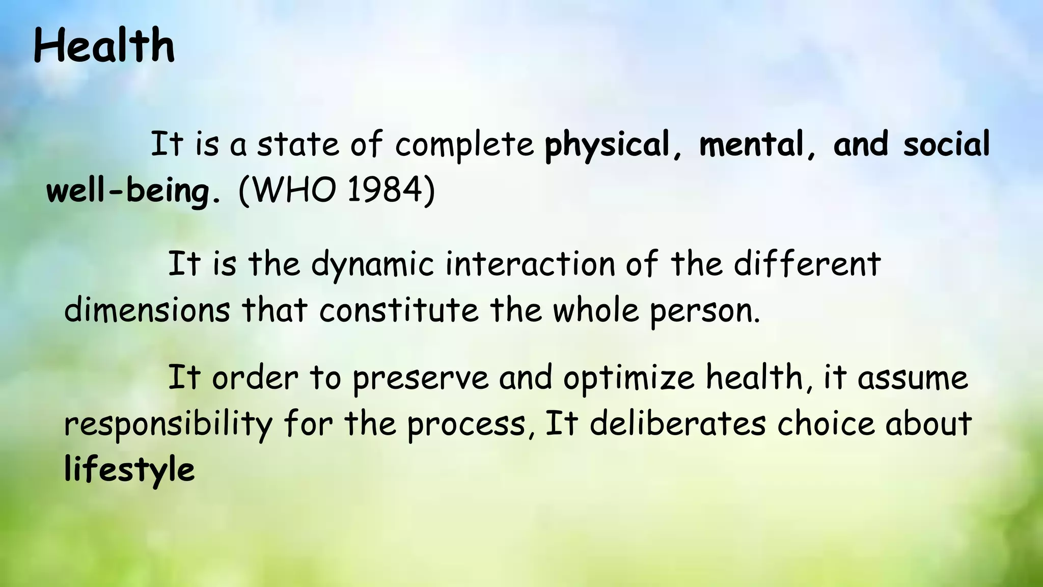 Health enhancing physical activities | PPTX