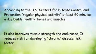 Health enhancing physical activities | PPTX