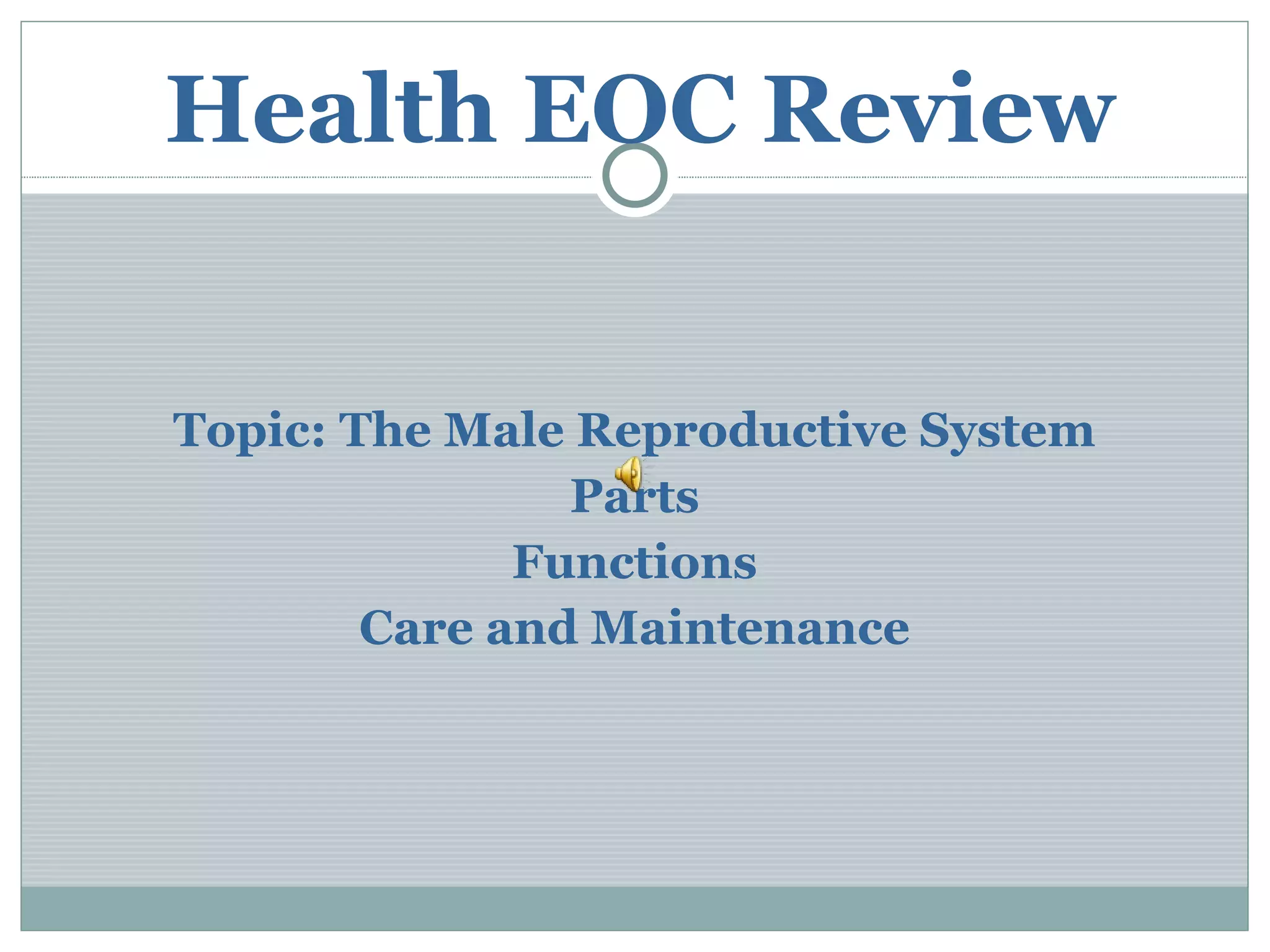 Health Eoc Review | PPT