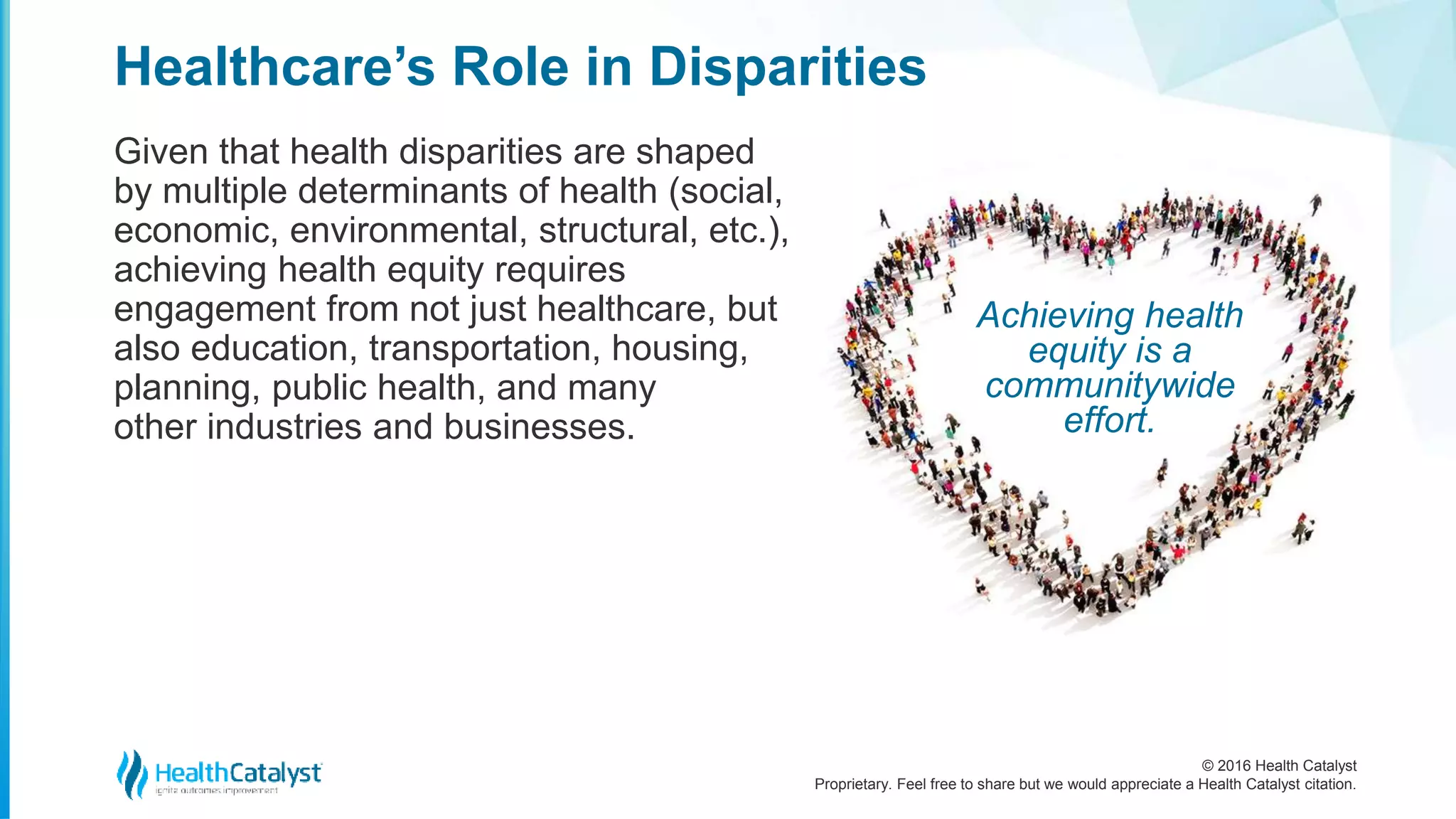 Health Equity: Why it Matters and How to Achieve it | PPTX