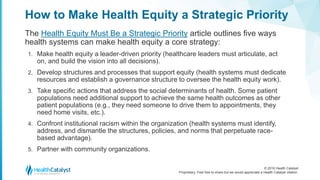 Health Equity: Why it Matters and How to Achieve it | PPTX