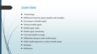 health equity | PPTX