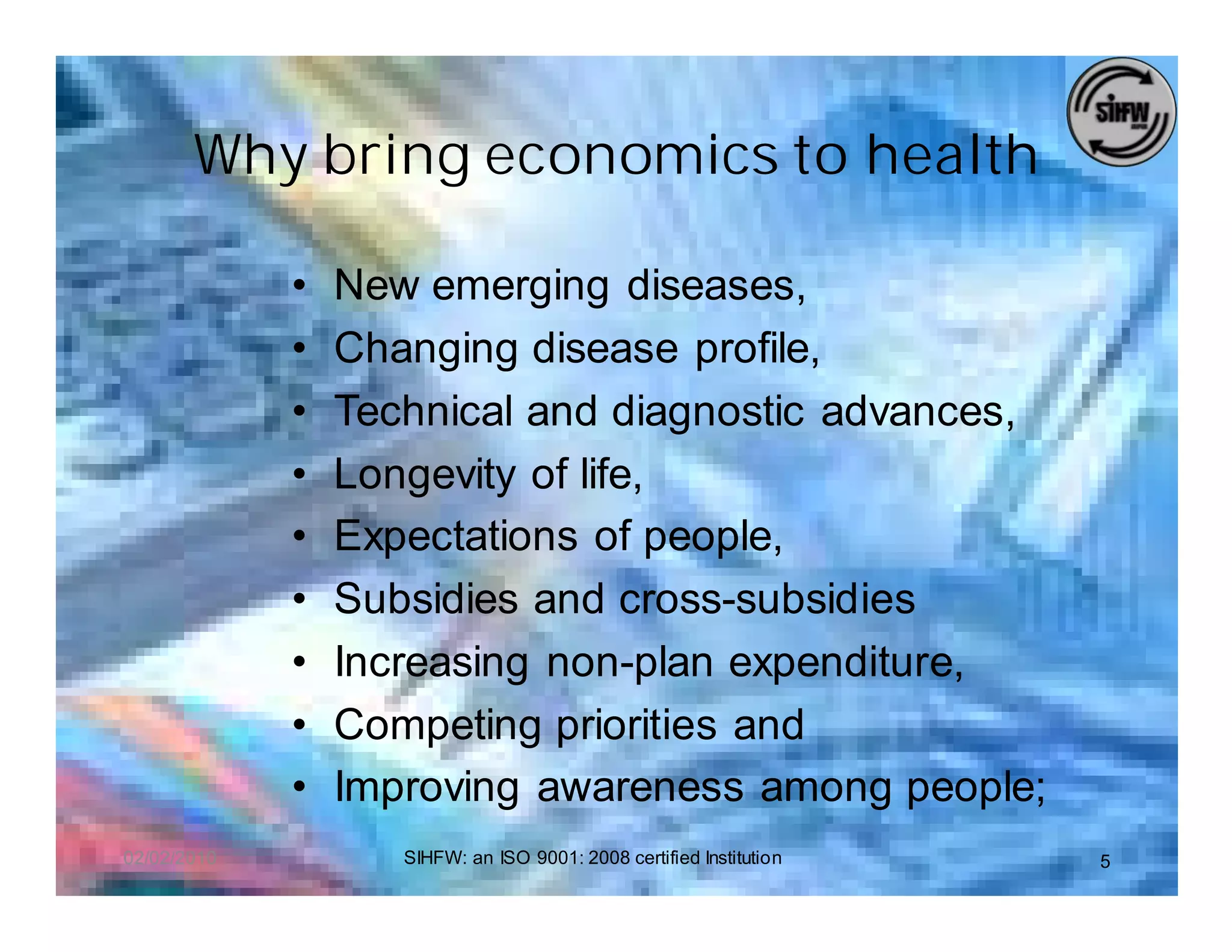 Health Expenditure & Financing | PDF
