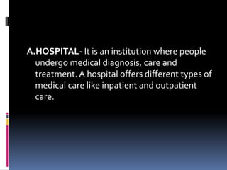 Health facilities | PPT