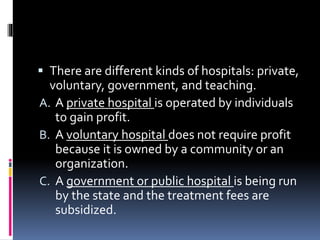 Health facilities | PPT