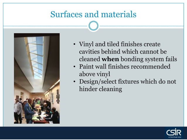 Health facility design for infection control | PPTX