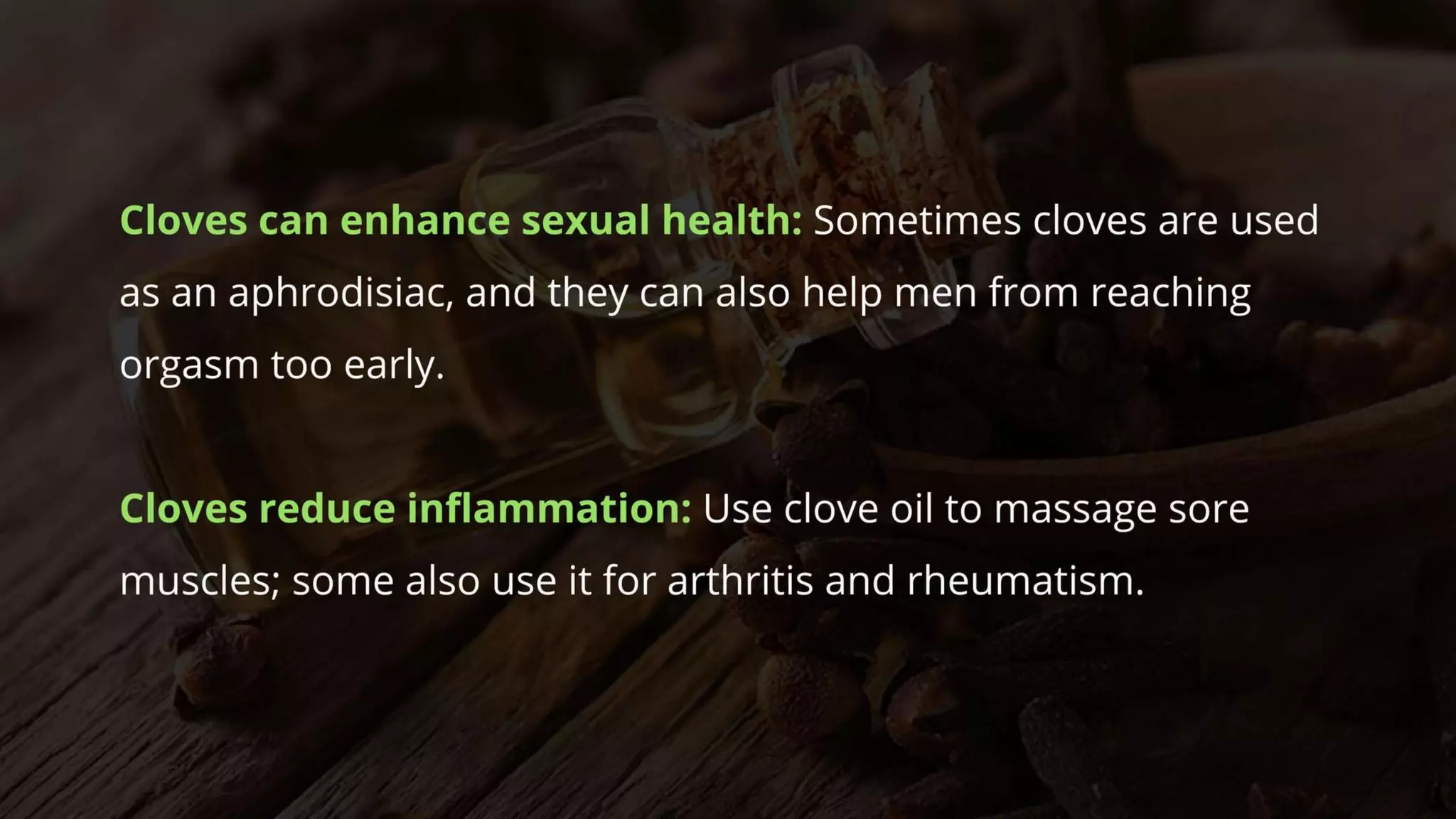 Health factors of cloves | PPTX